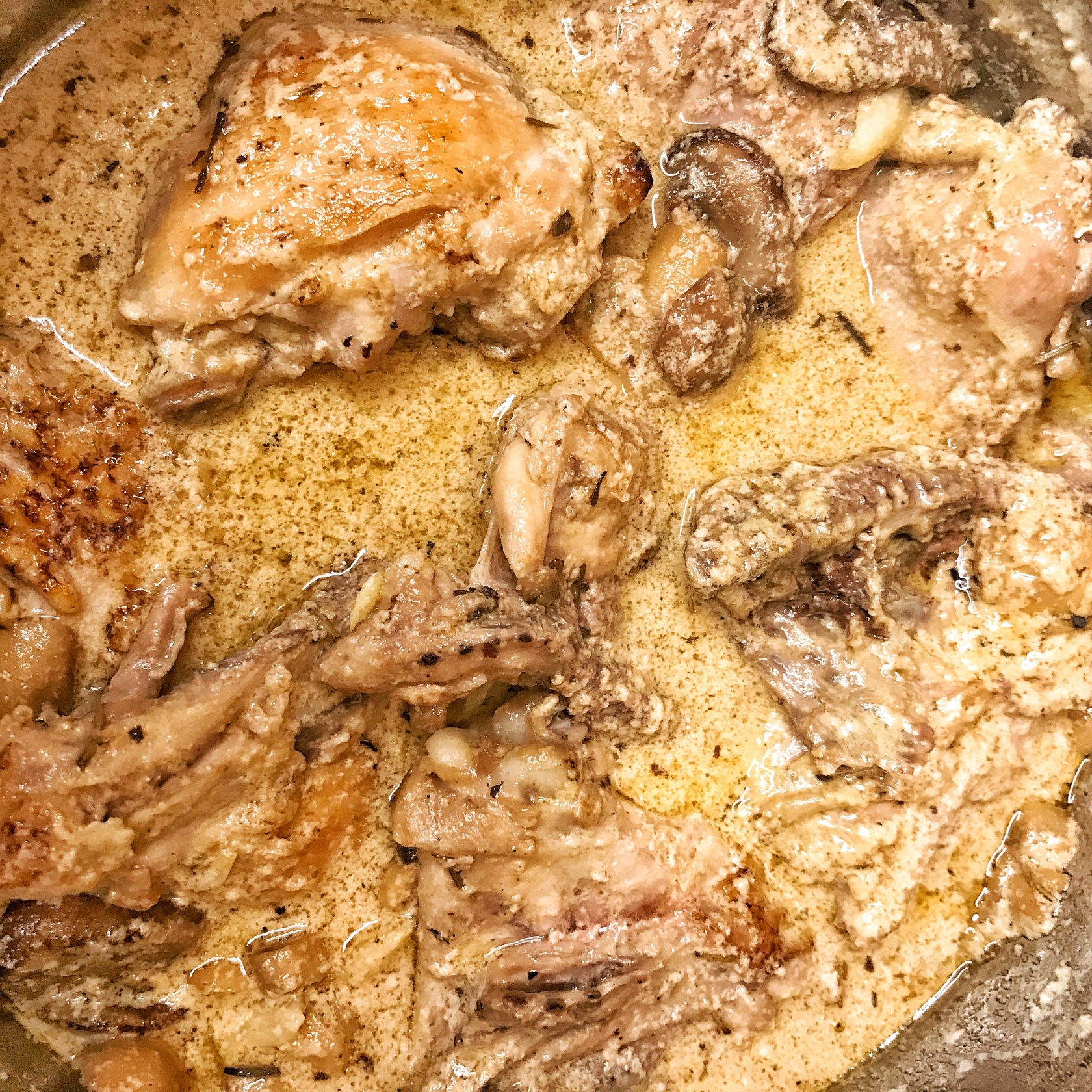Creamy Parmesan Chicken and Mushrooms – Domestic Goddess Tonni